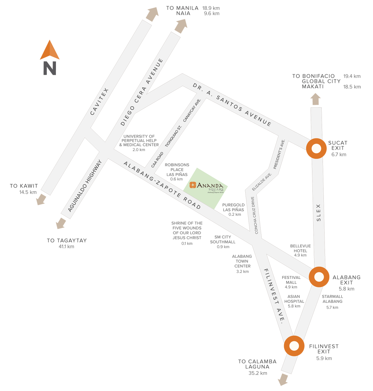 Location | Ananda Square